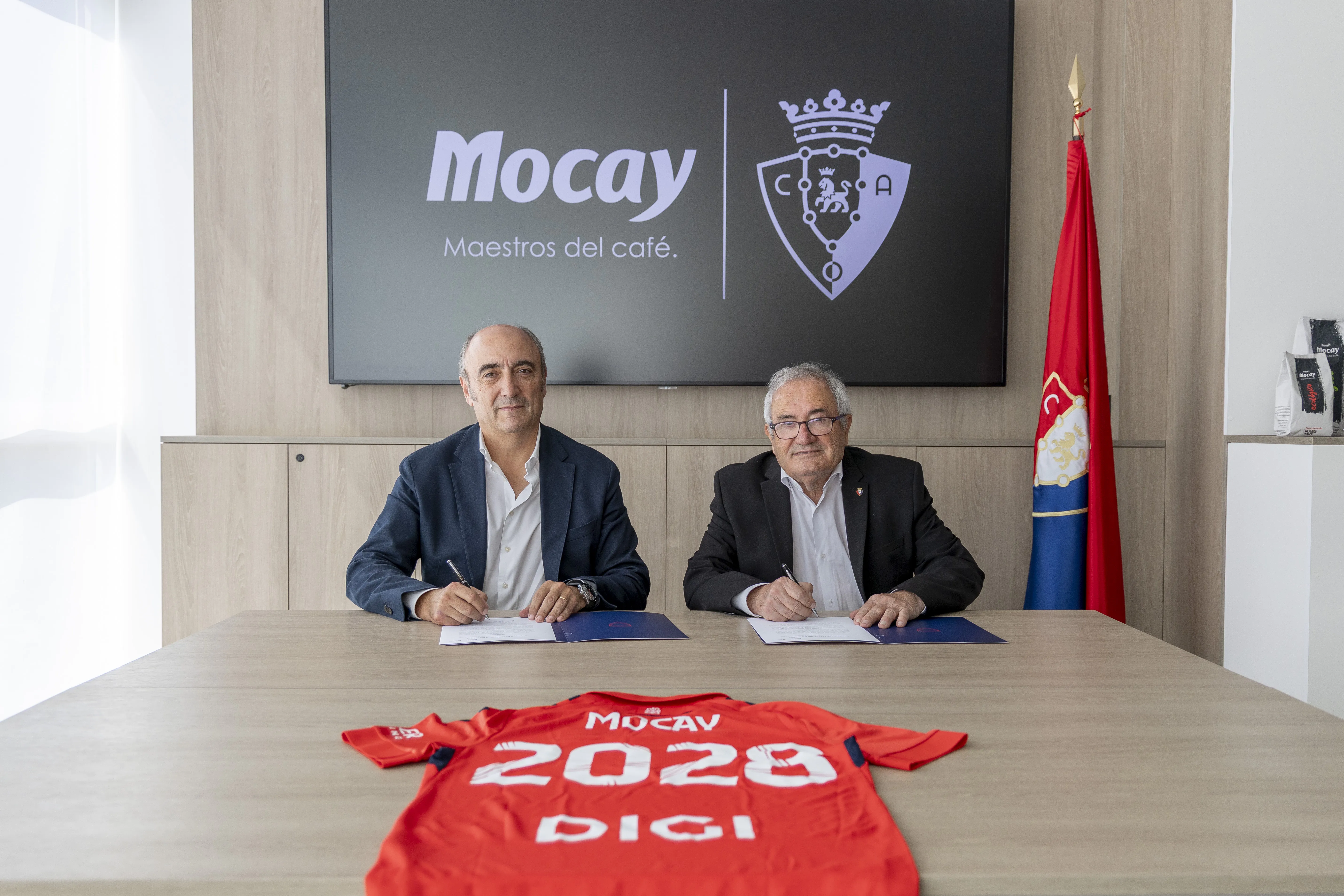Mocay se convierte en patrocinador oficial del C. A. Osasuna - Osasuna
